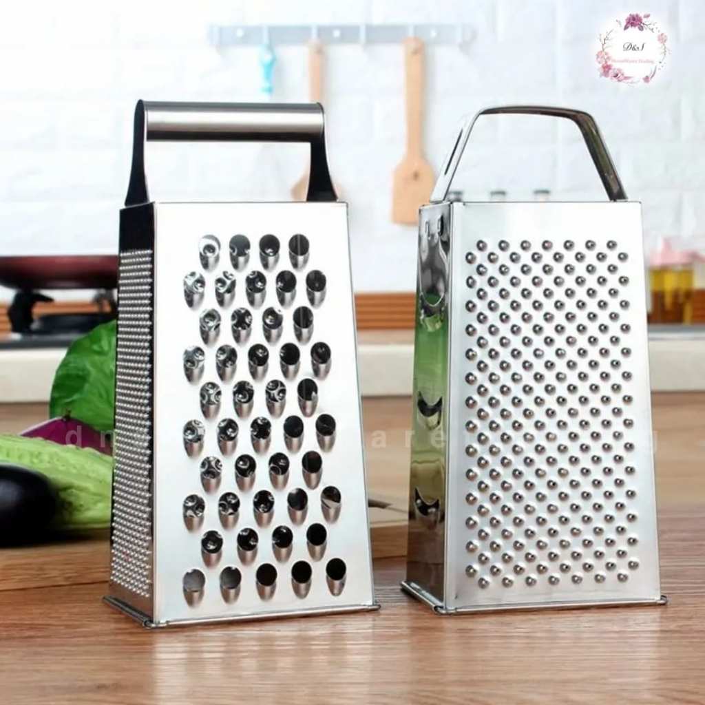 🇲🇾 Stainless Steel 4in1 Multi-purpose Grater Vegetable Cutter With ...
