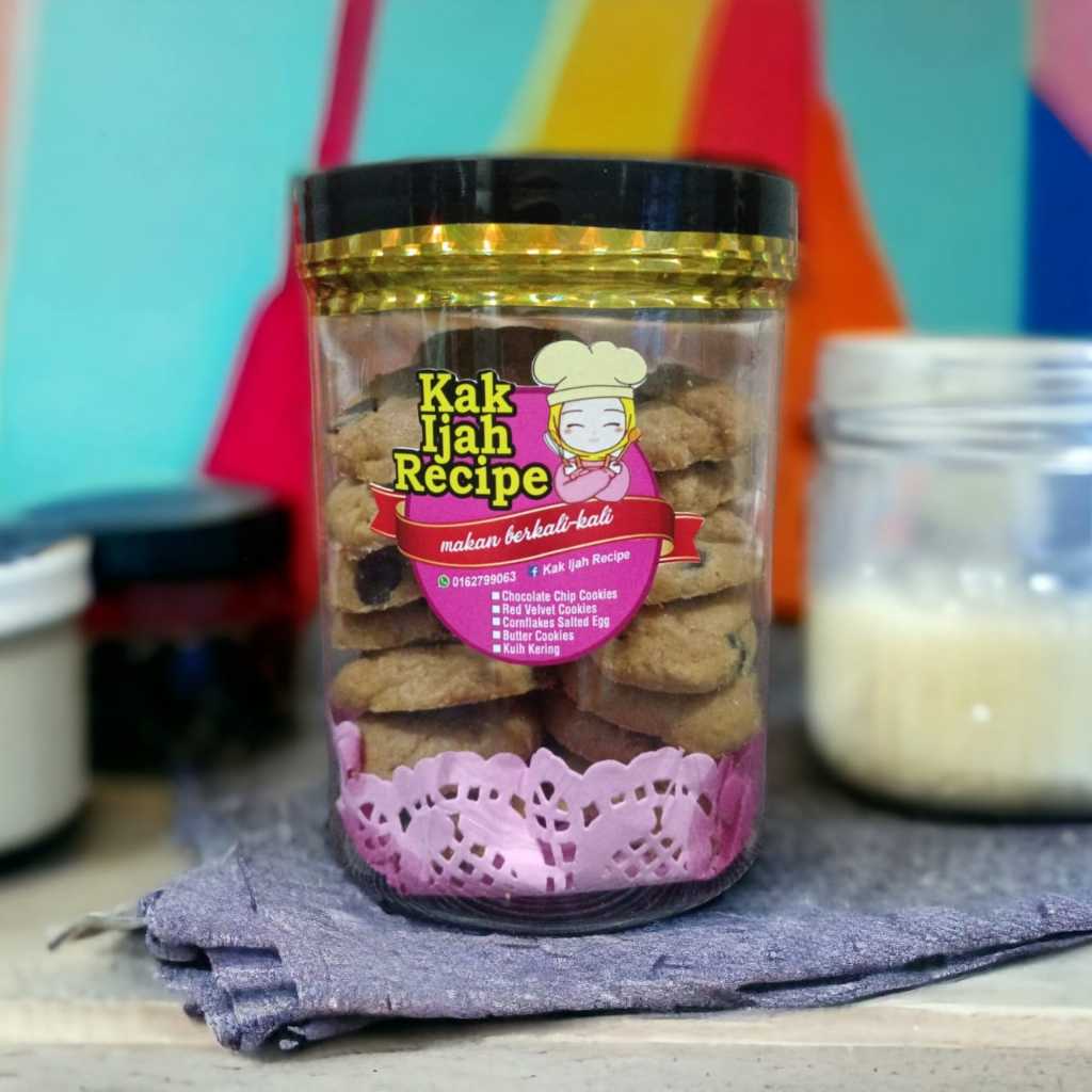 CHOCOLATE CHIP COOKIES KAK IJAH RECIPE | Shopee Malaysia