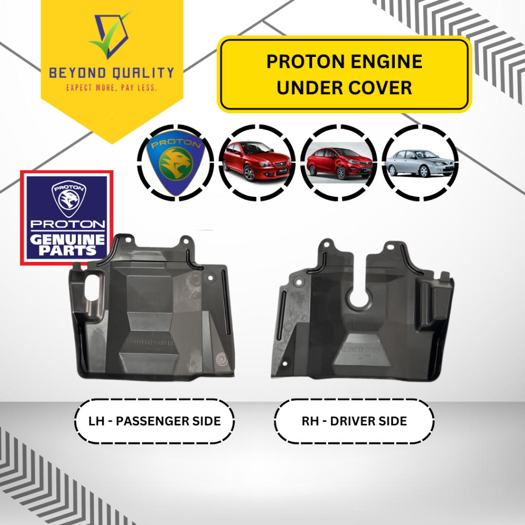 Proton Waja / Gen 2 Front Engine Under Panel Cover / Engine Splash ...