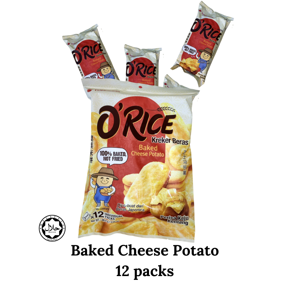 Susanna ORION O'Rice Crackers Natural Snow/ Seaweed Flavor 1 Bag 12 ...
