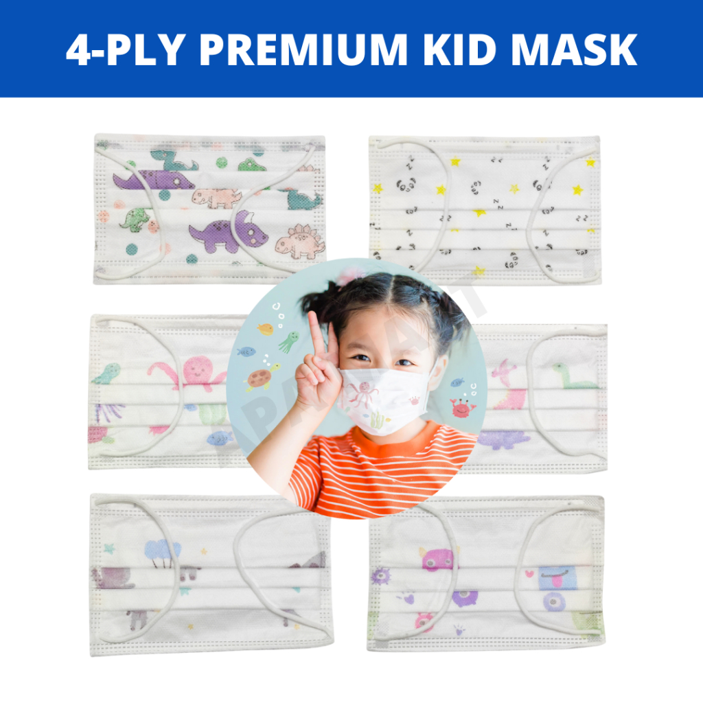 【SPECIAL LIMITED EDITION】4 Ply Premium Surgical Disposable Kid Children ...