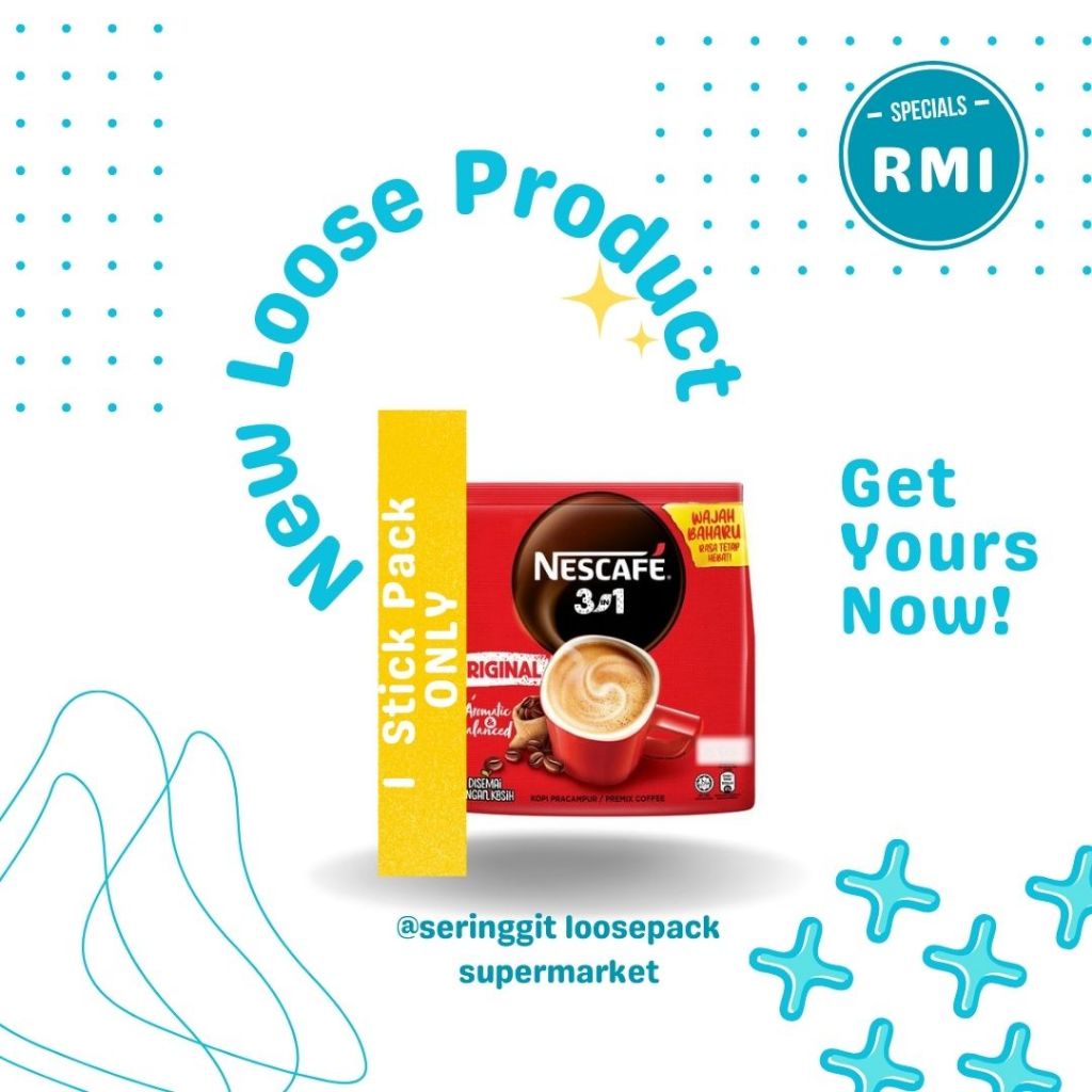 Seringgit NESCAFE 3in1 Original (18g x 1stick ONLY) | Shopee Malaysia