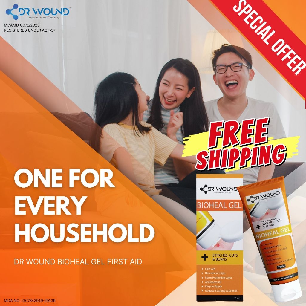 (HQ) DR WOUND BioHeal Gel First Aid 20ml - Accelerate Wound Healing ...