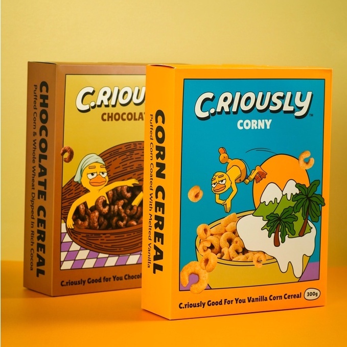 [Bundle of 4] C.riously Chocolatey & Corny Cereal (300g each box ...