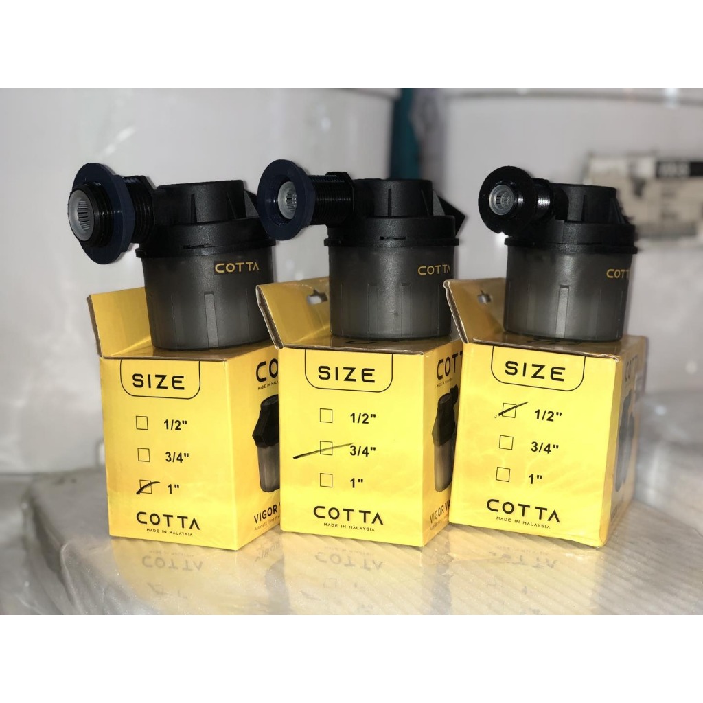 COTTA Vigor Valve Side Inlet (1", 1/2" & 3/4") | Shopee Malaysia