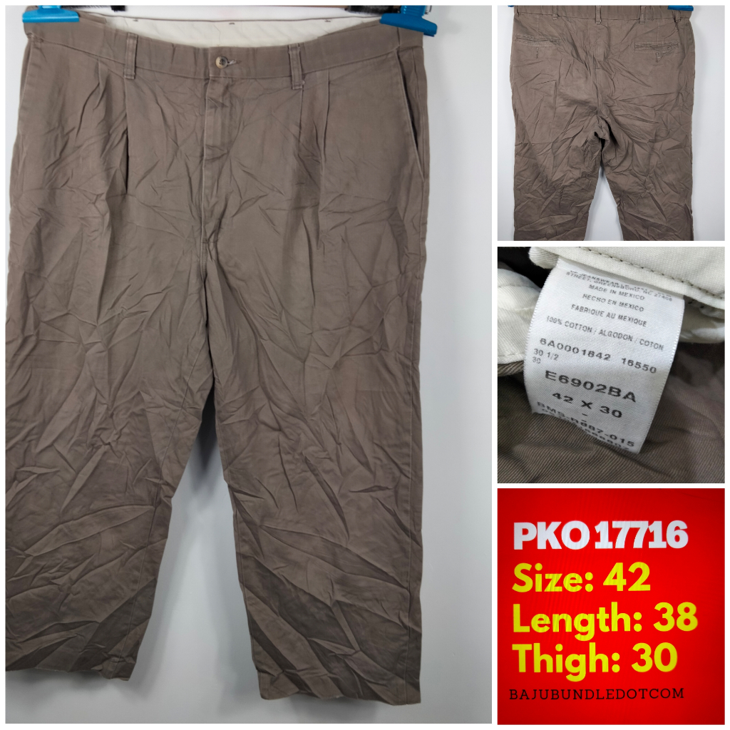 Seluar Slack bundle lelaki (Size 40-42) Oversize Bundle Pants Men ...