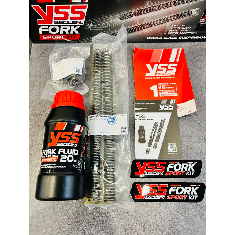 ORIGINAL THAILAND YSS FRONT SPORT FORK LOWER KIT SPRING VARIO160 VARIO ...