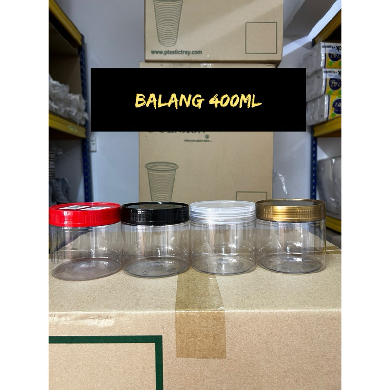 400ML PLASTIC JAR/BALANG KUIH/BALANG KUEH/BALANG RAYA/CANISTER/BOTOL ...