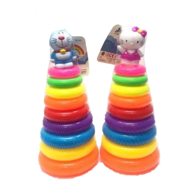 HELLO KITTY Plastic Baby Kids Stacking Stack Up Educational Toy ...