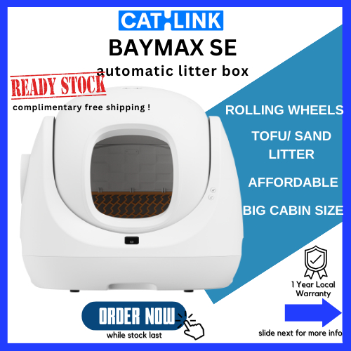 Catlink BAYMAX SE: New Gen Premium & Affordable Automatic Litter Box ...