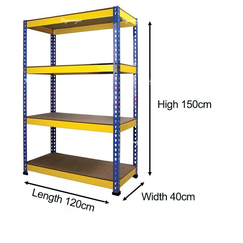🔥5 Tier Boltless Heavy Duty Rack Metal Frame Rak Besi Bertingka ...
