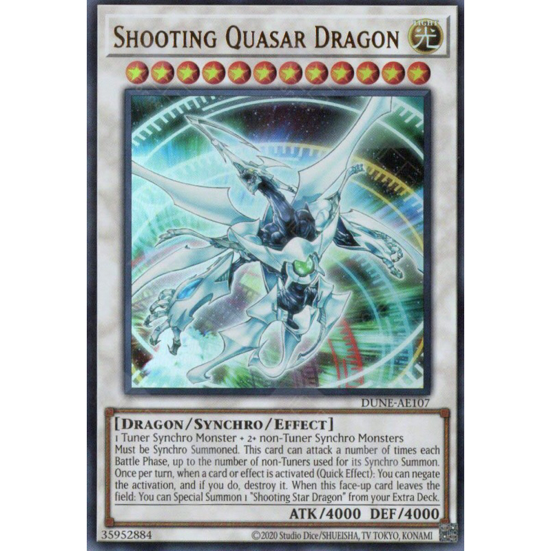 Yugioh DUNE-AE107 Shooting Quasar Dragon (UR) | Shopee Malaysia