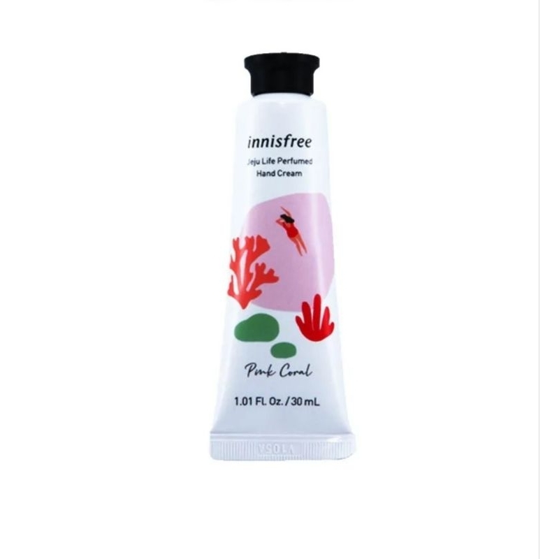 INNISFREE JEJU LIFE PERFUMED HAND CREAM PINK CORAL 30ML | Shopee Malaysia