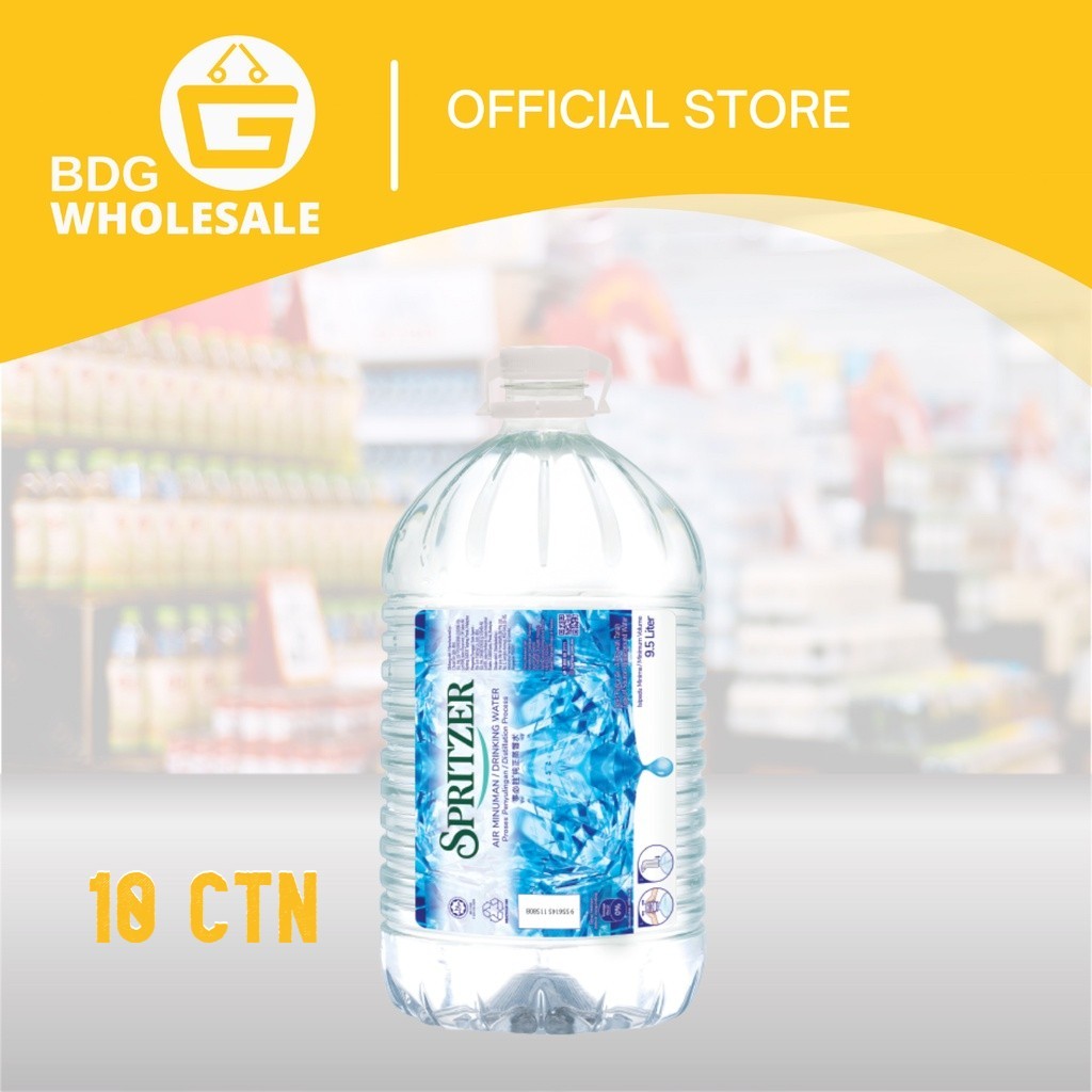 Spritzer Distilled Drinking Water 2 x 9.5Lit 10ctn | Shopee Malaysia