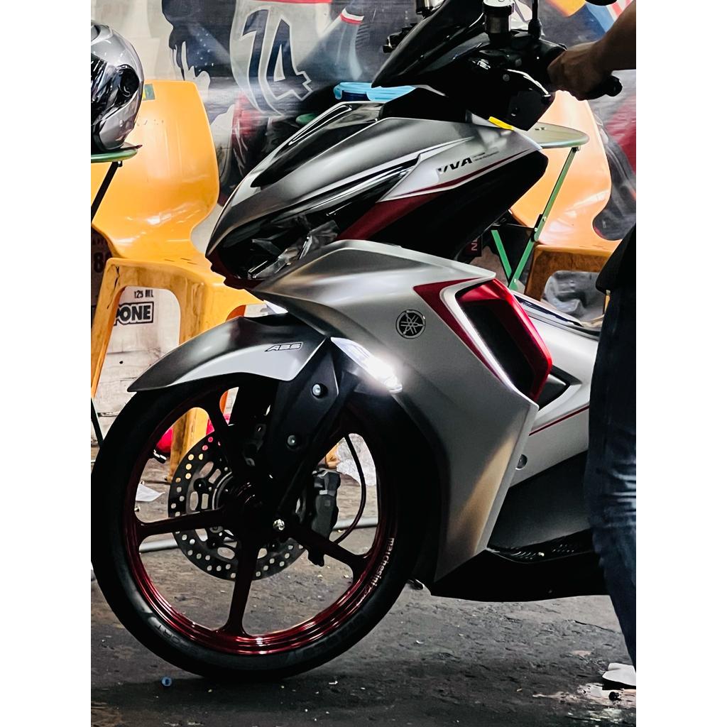 LED T15 White Super Bright For Yamaha NVX V1 V2 Aerox 155 Signal Lamp ...