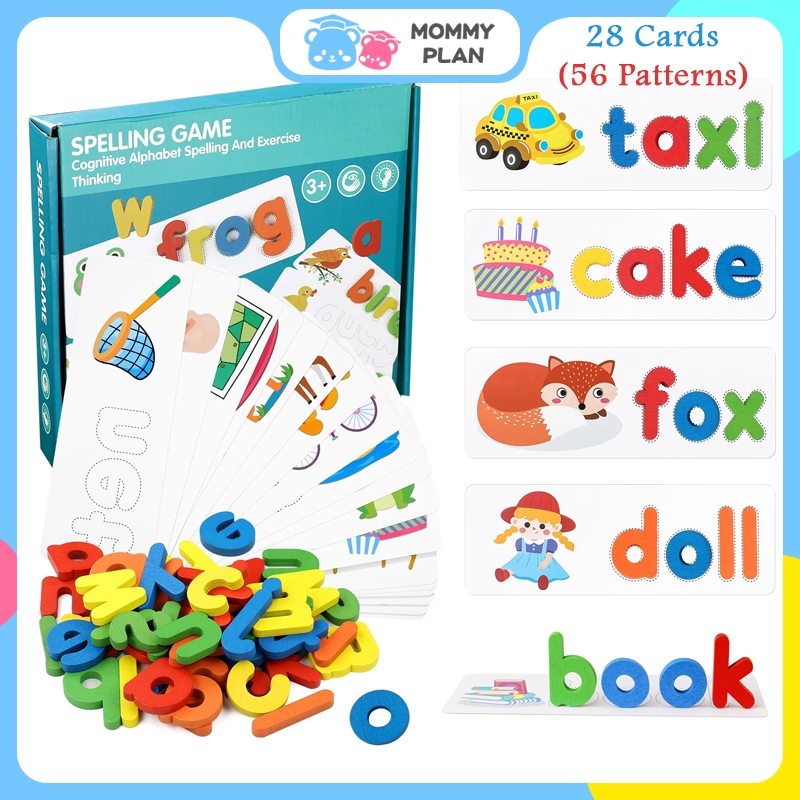 Spelling Word Games Children Early Learning Education Toy See and ...