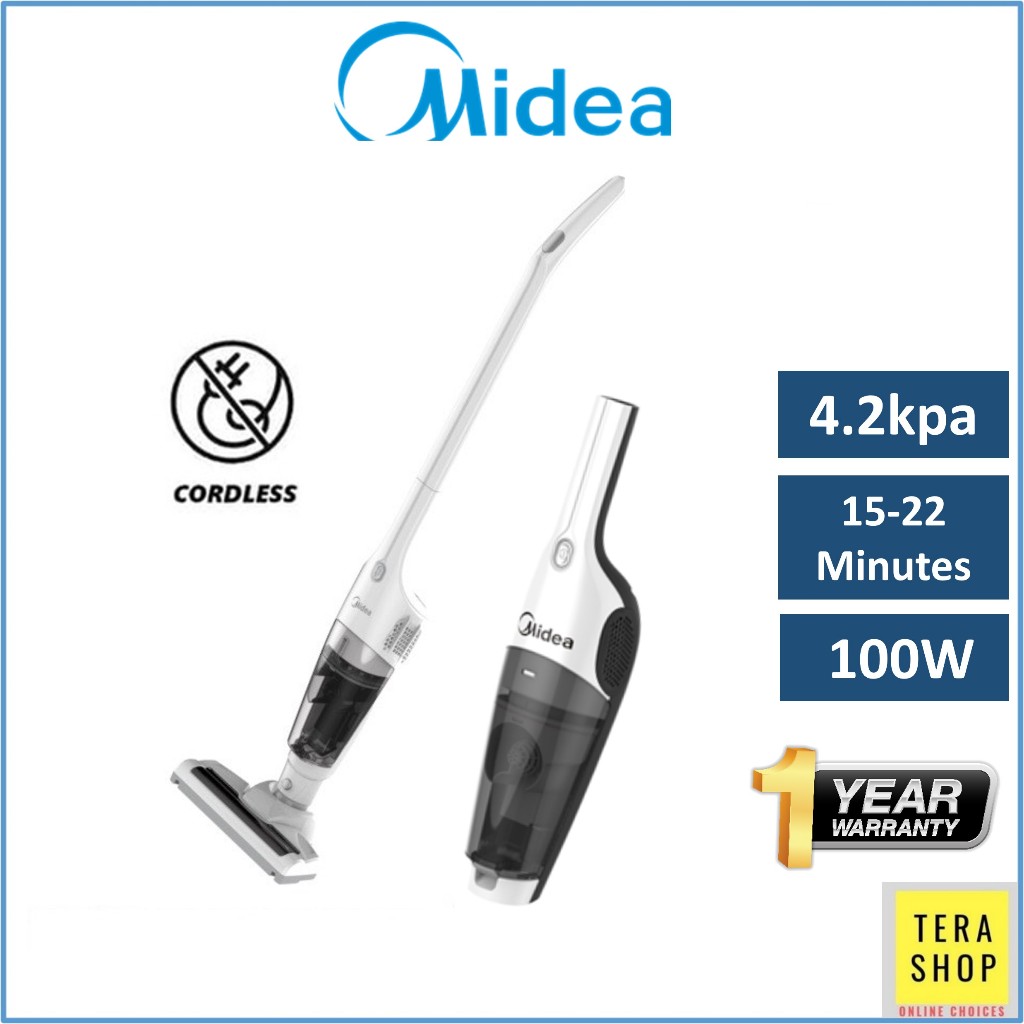 Midea MVC-3315PP MVC-V18P Stick Handheld 2 in 1 Cordless Vacuum Cleaner ...