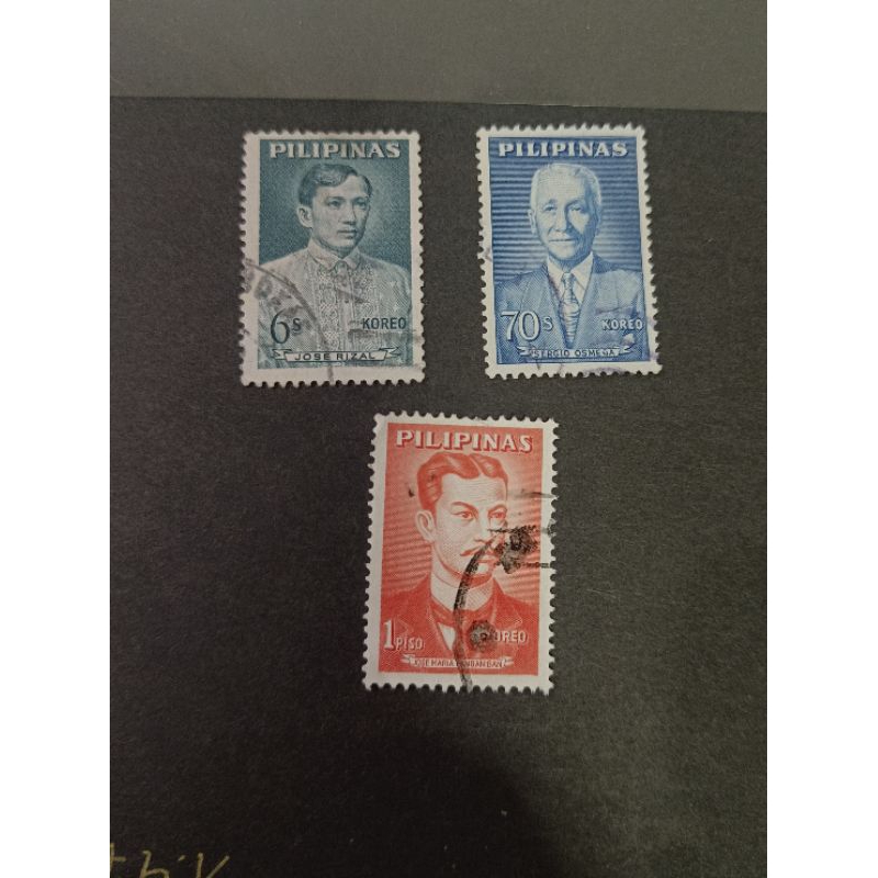 EB03 old Philippines definitive stamps mixed used 3v | Shopee Malaysia