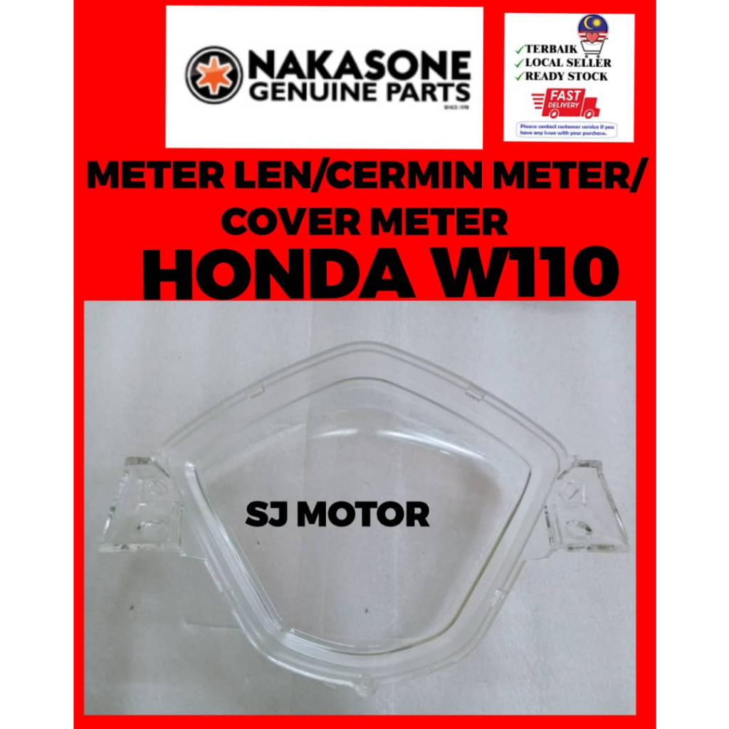 HONDA WAVE110 W110 METER LEN COVER METER CERMIN METER CLEAR NAKASONE ...