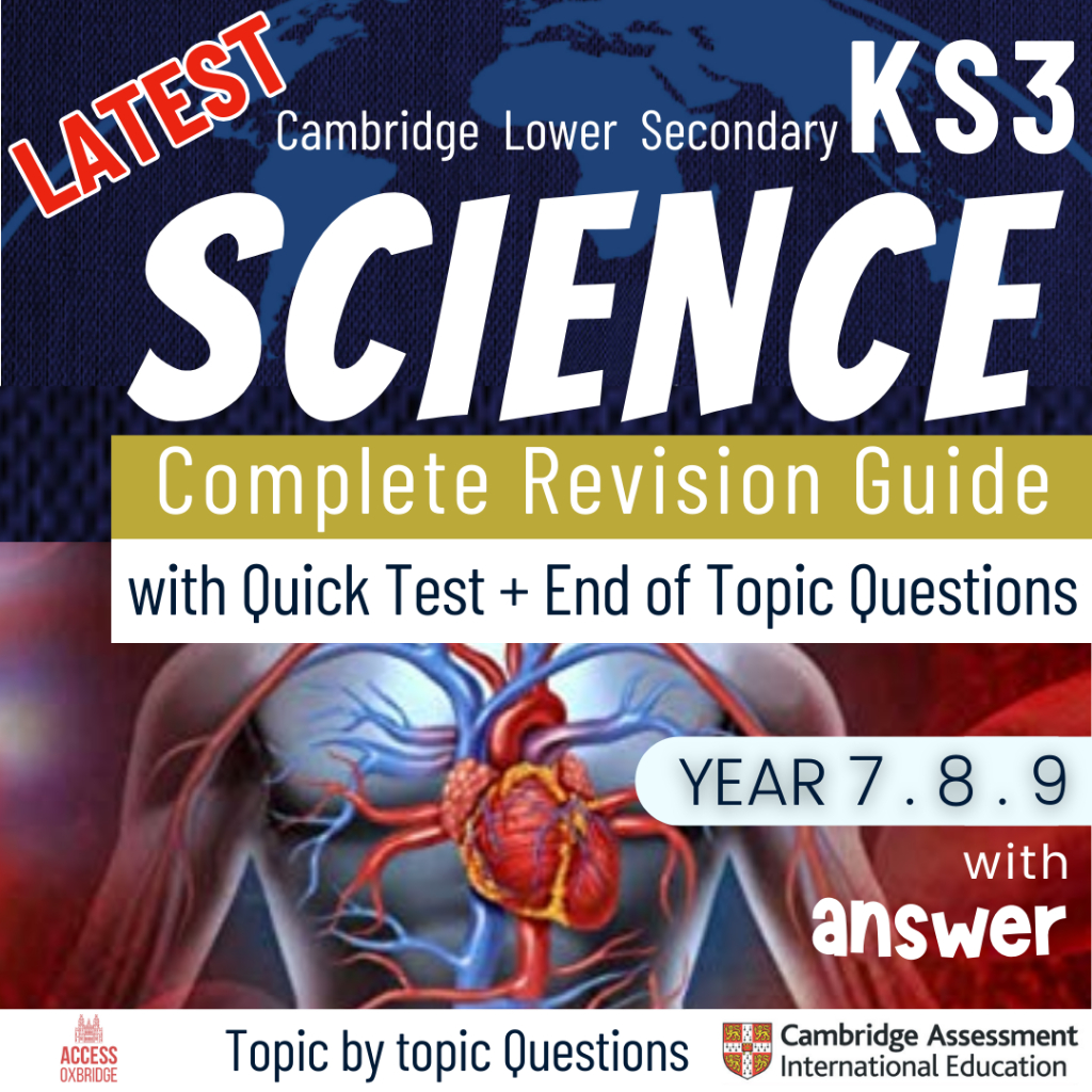 K9 Latest KS3 Science Revision and Practice + Answer | Year 7-8-9 Lower ...