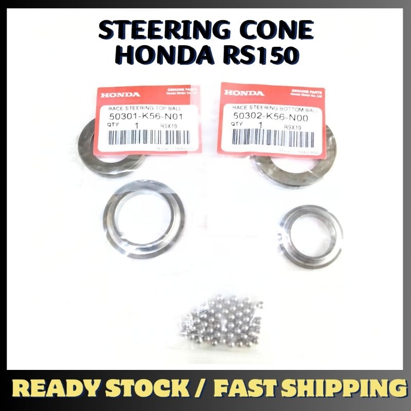 HONDA RS150 RS150R 150RS RS 150 STEERING CONE SET FORK T STEERING CONE ...