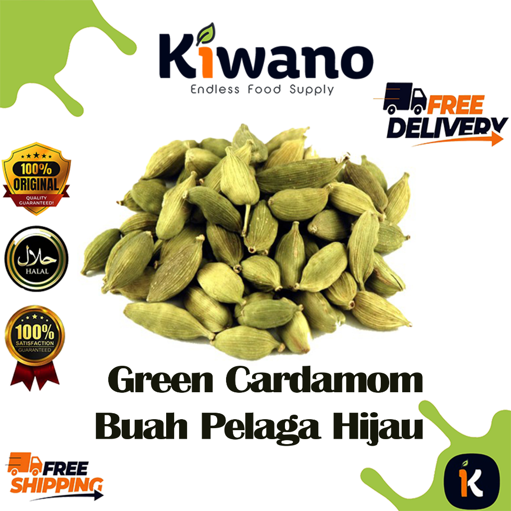 Green Cardamom - Buah Pelaga Hijau 📢📢 (50g _250g_500g) | Shopee Malaysia