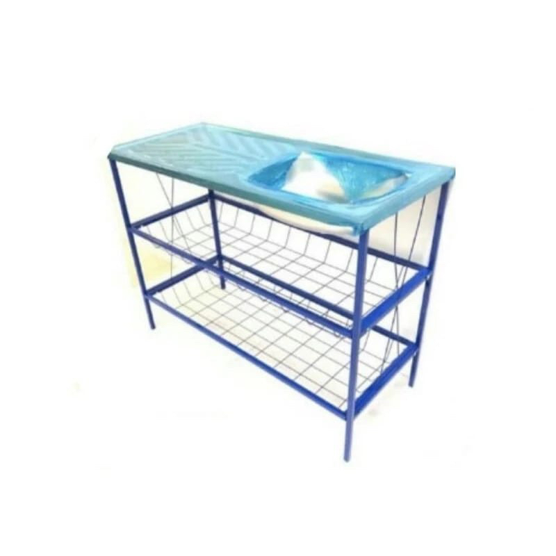 18" x 42" Sinki Dapur Stainless Steel Sink With Sink Stand Complete Set ...