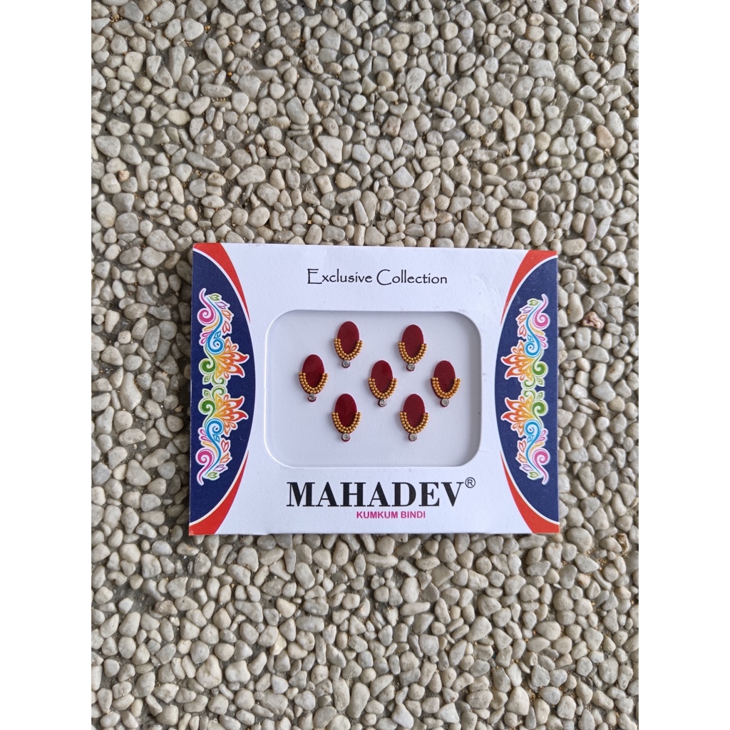 Fancy Stone Design Indian Sticker Pottu Forehead Bindi Potu Wear ...