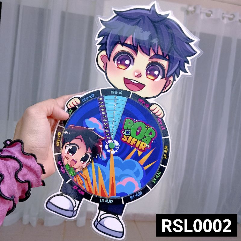 RODA SIFIR Waterproof Kalis Air Tebal A4 | Matematik | Bijak Sifir ...