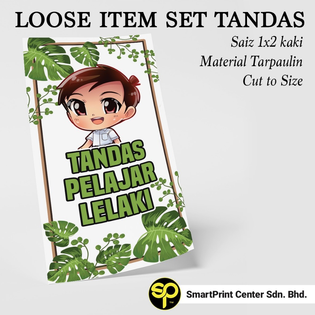 LOOSE ITEM BANNER KECERIAAN PINTU TANDAS | Shopee Malaysia