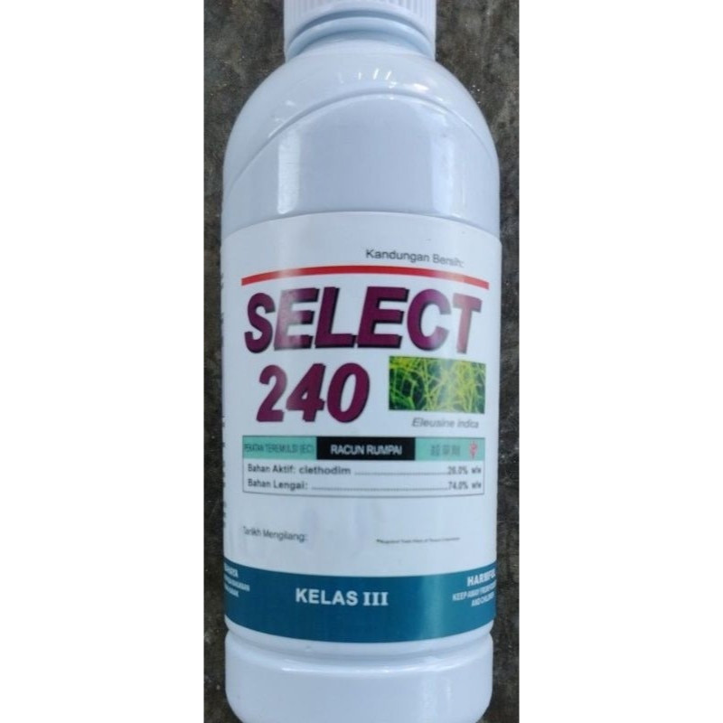 1LIT | Select 240 | Clethodim | Racun Rumpai | racun sambau darat kebun ...