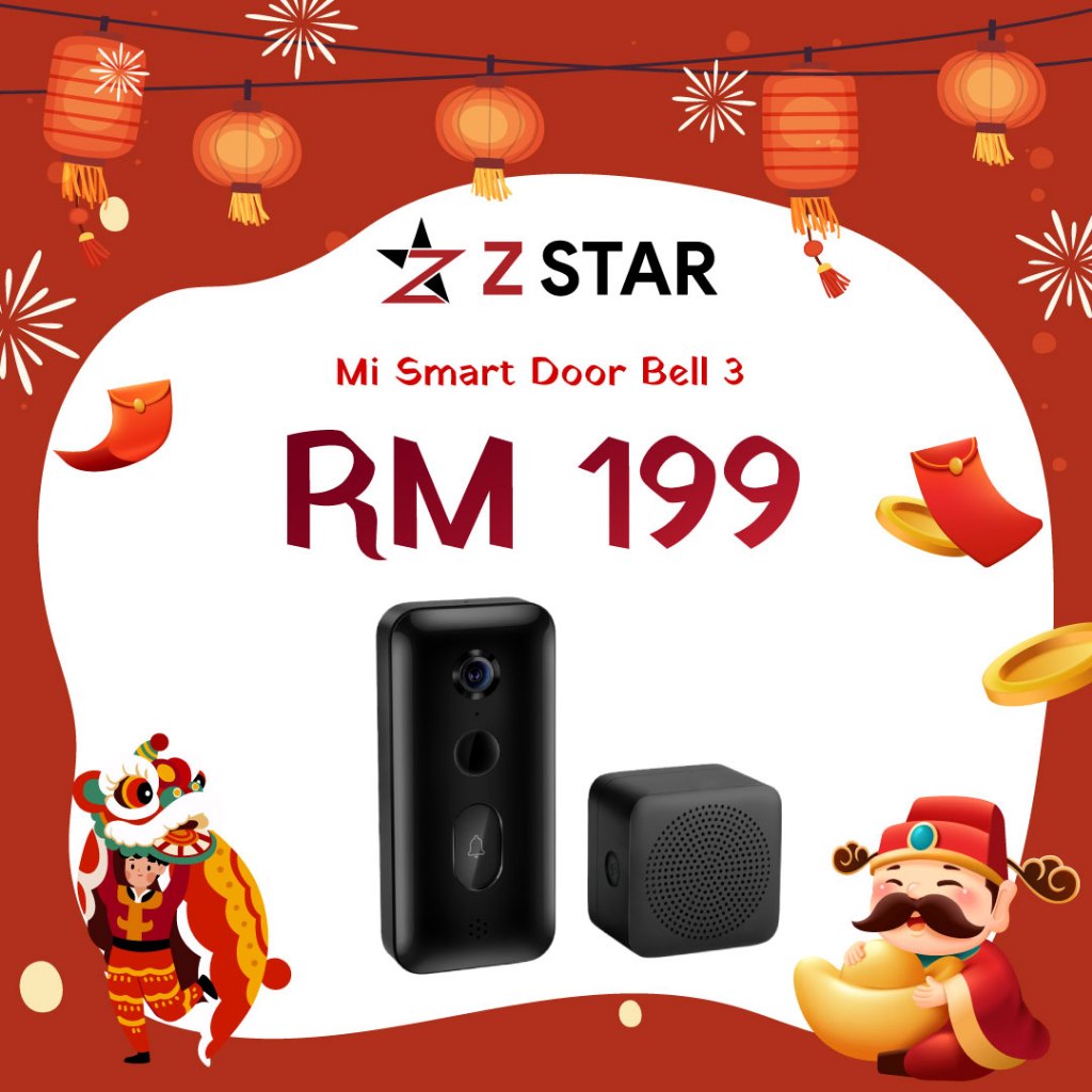 Xiaomi Mi Smart Door bell 3 Generation MIJIA Video Doorbell HD Night ...