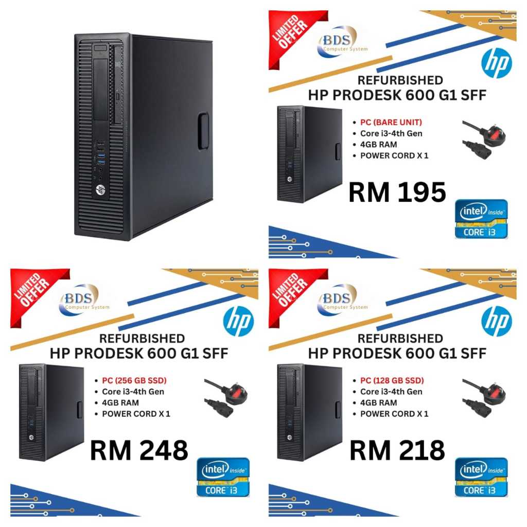 DELL/LENOVO/HP Budget Computer CHEAP DESKTOP MURAH/PC MURAH/PC BAJET ...