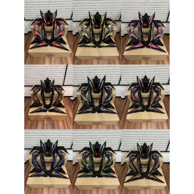 HLD COVER SET HONDA RS150 V1 V2 SIAP PASANG STICKER | Shopee Malaysia