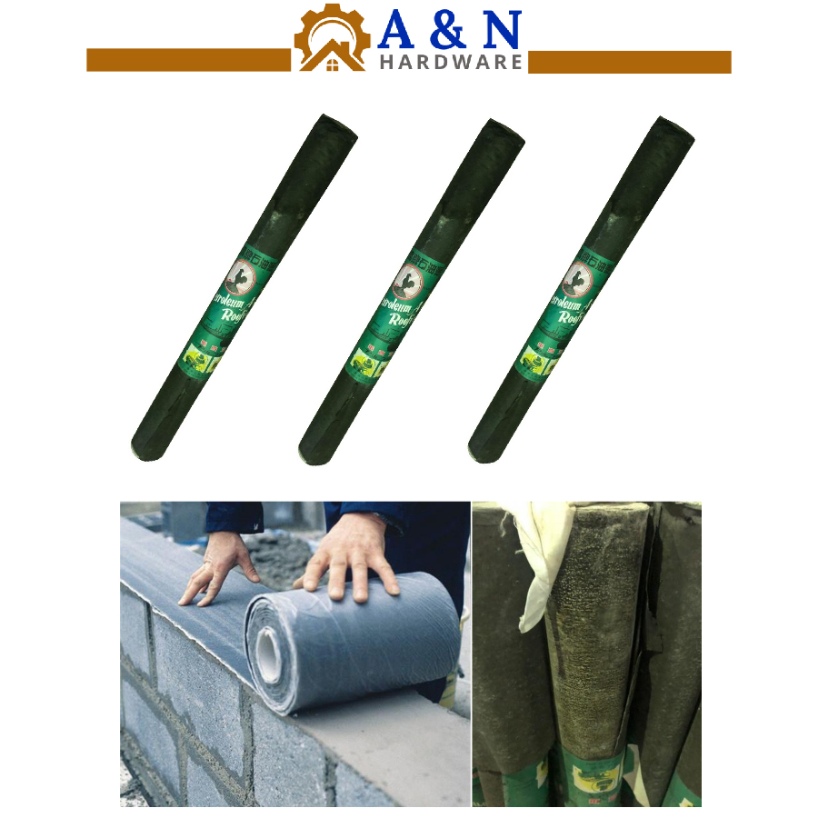 7M x 1M Heavy Duty Tarred Waterproof Roofing Felt Underground ...