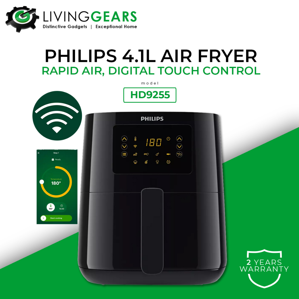 [YEAR END SALES] Philips 4.1L WIFI Digital Touch Screen HD9255 (HD9255 ...