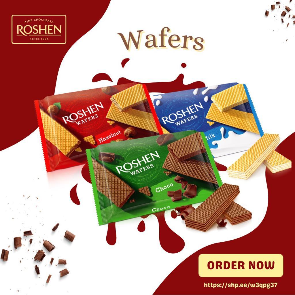 Roshen Wafers (72g/Pack Of 1) Roshen biskut wafer | Shopee Malaysia