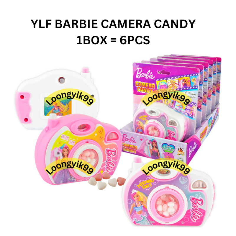 YLF BARBIE CAMERA CANDY 6PCS HALAL | Shopee Malaysia