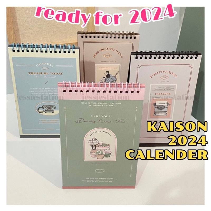 #6 [CLEARANCE STOCK] Kaison Table Desk Calendars 2024(13x20cm) | Shopee ...