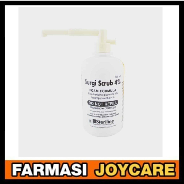 Steriline Surgi Scrub 4% Foam 800mL / Foam Scrub Dispenser (EXP: July ...