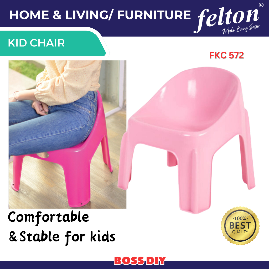 FELTON Kids Chair Kids Stool Plastic Kid Chair Kindergarten Chair FKC ...