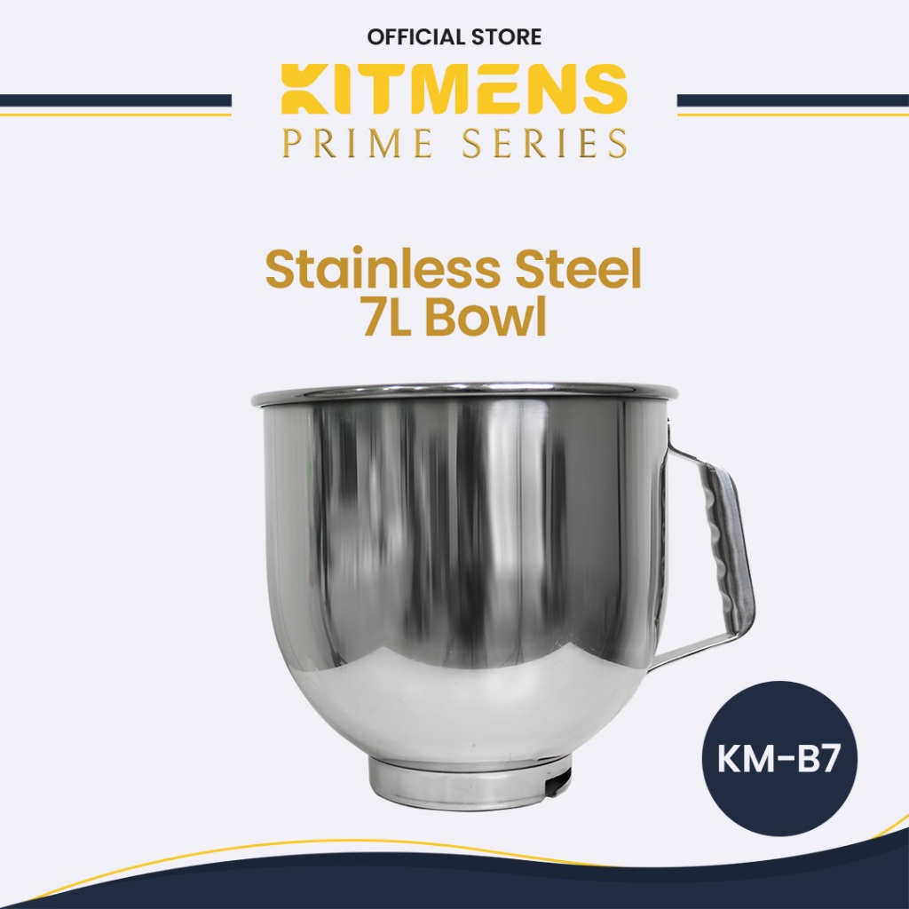 KITMENS S/Steel 7L Mixing Bowl for KM-B7 Stand Mixer Bowl Grade 304 ...