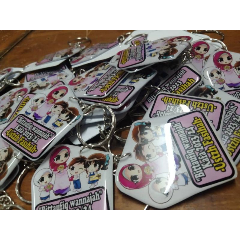 Cenderahati Keychain Resin Cikgu Sekolah Murid | Shopee Malaysia