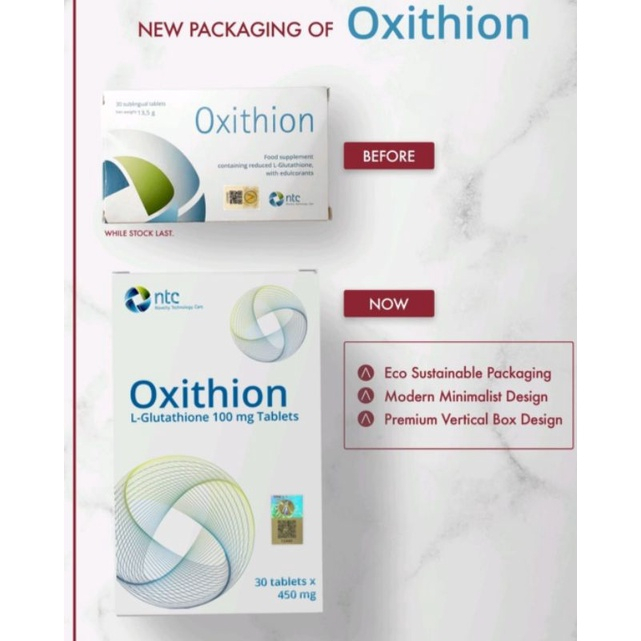 PEMUTIHAN KULIT Oxithion Brightening Supplement ORIGINAL (30 tablets ...