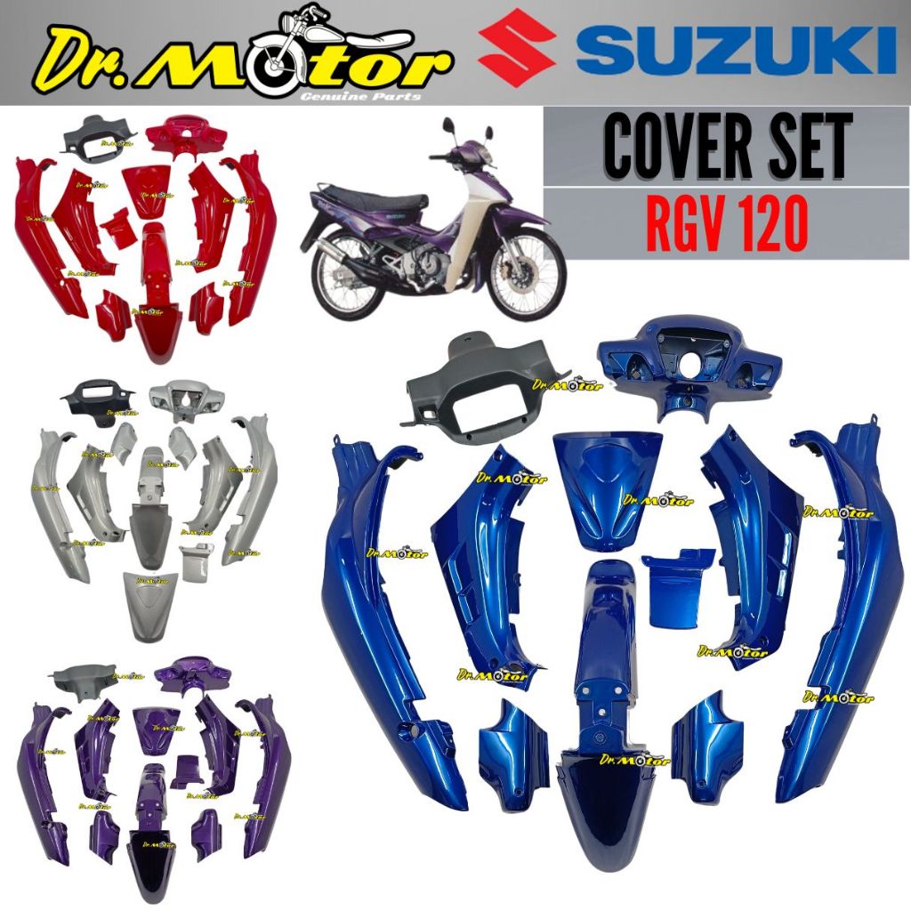 SUZUKI RGV RGV 120 RGV120 COVERSET COVER SET BODY CAVER KAVER BODY SET ...
