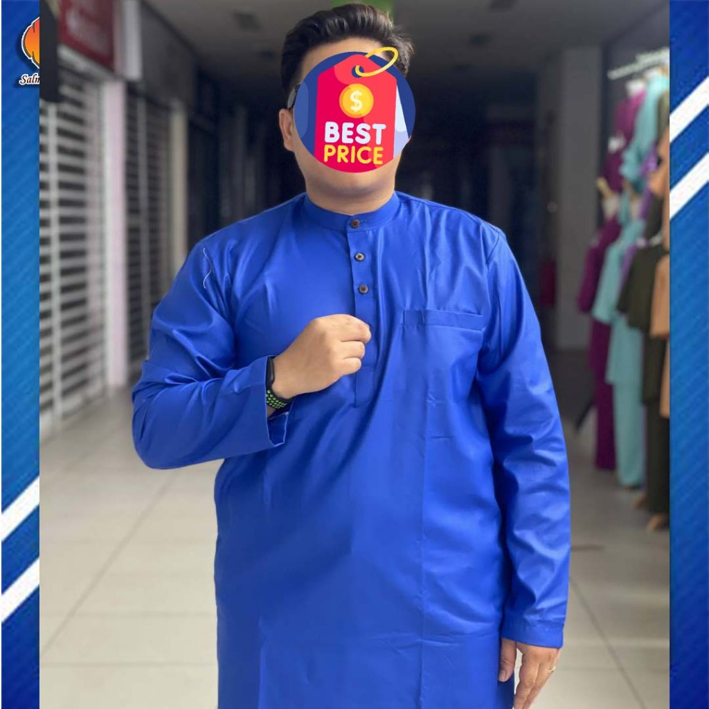 BAJU MELAYU Collar Design Cutting Slim fit Malay Tradition Dewasa ...