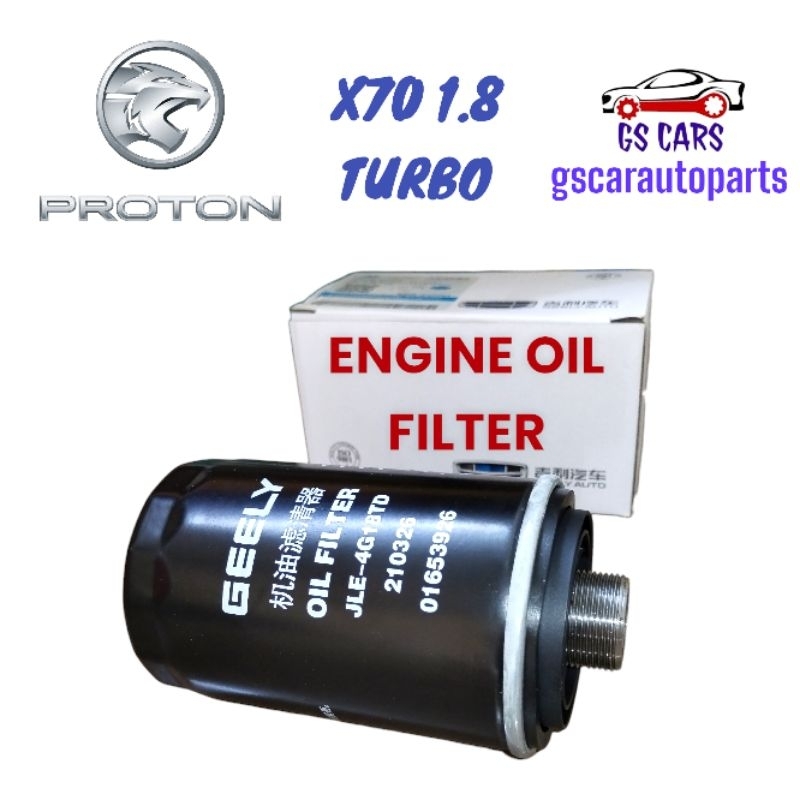 Proton X70 1.8 Turbo Engine Oil Filter 1016053926 Geely Oil Filter ...