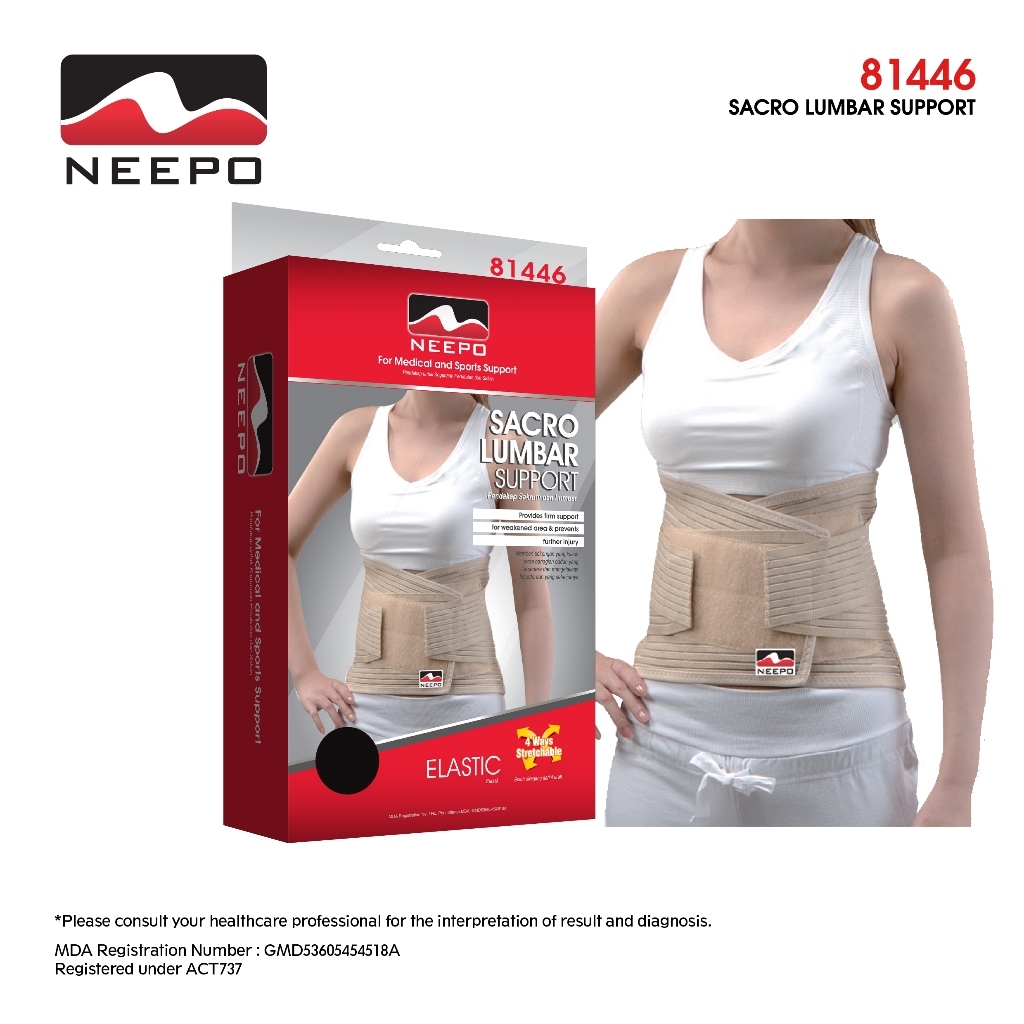 NEEPO 81446 SACRO LUMBAR SUPPORT | Shopee Malaysia