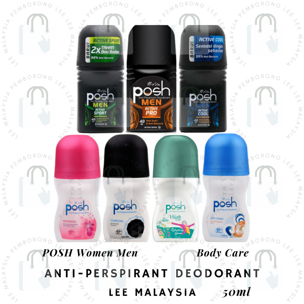 Posh Roll On Deodorant Girl Men 50ml | Shopee Malaysia
