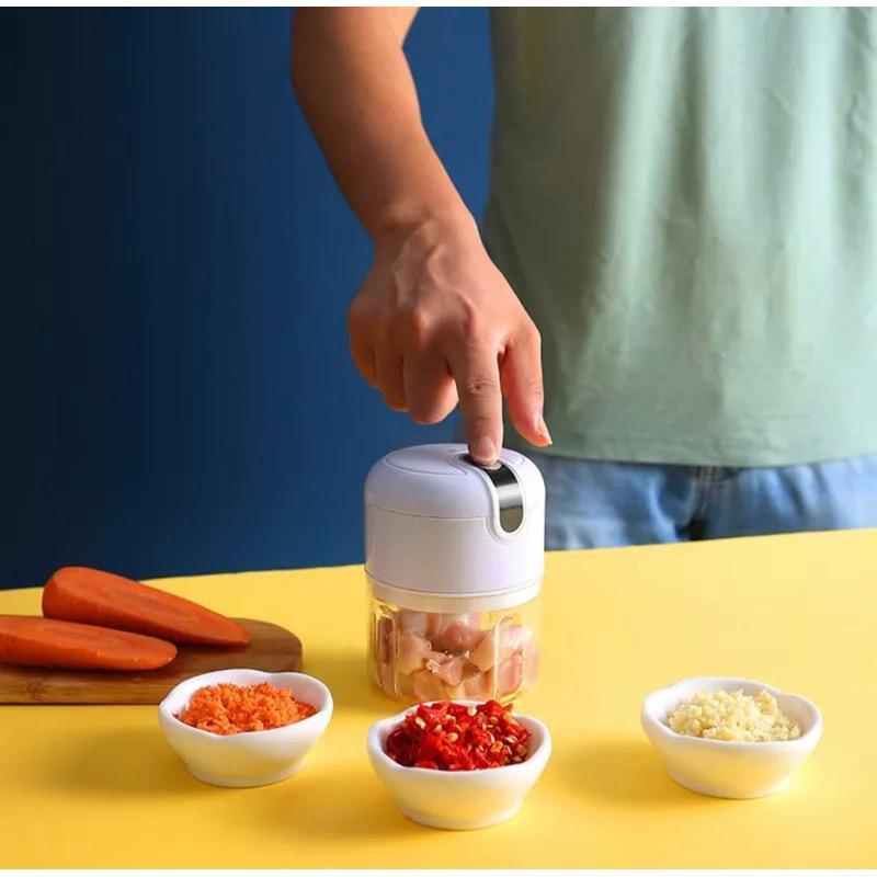 Free USB Cable Mini Blender Garlic Chopper Electric Food Chopper ...